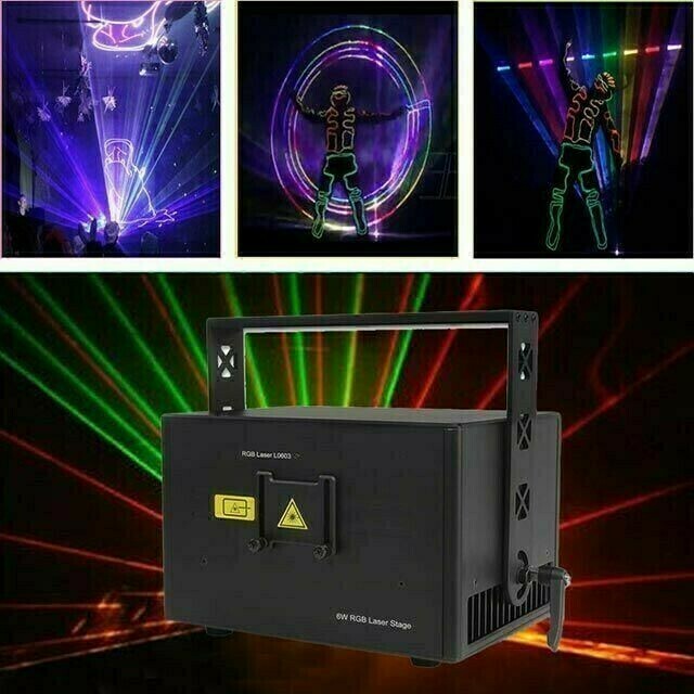 (Early Christmas 50%OFF) RGB DJ Disco Stage Laser Light Sound Activated ...